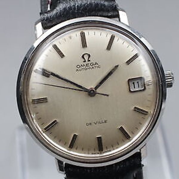 Vintage [As-Is] OMEGA De Ville 166033-TOOL 106 Silver Dial Automatic ...