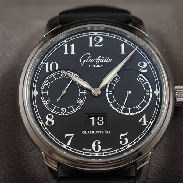 FS: Glashutte Original Senator Observer 10014070230 Charcoal Dial ...