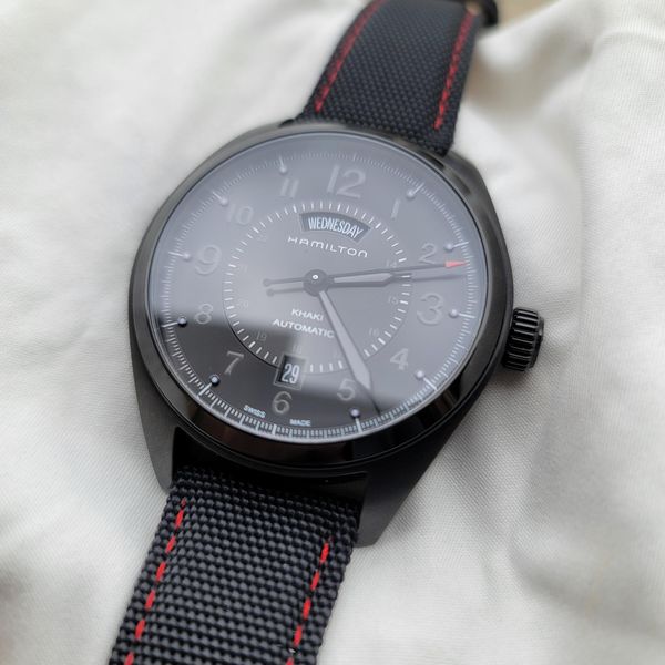 [WTS] Hamilton Khaki Field Day Date Auto | PVD Black | H70695735 ...