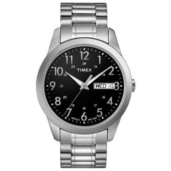 Timex T2M932 Men's South Street Sport Stainless Steel Expansion Band ...