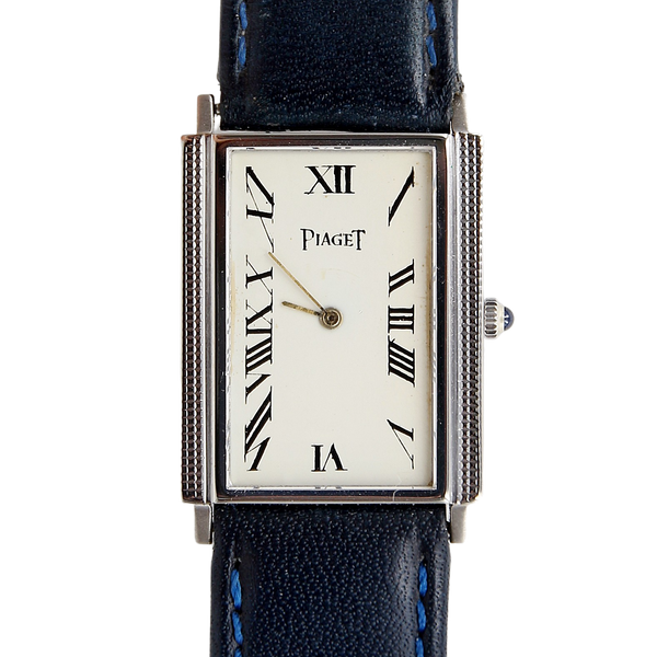 FS: Piaget Rectangular White Gold 18k ref. 9212 Leather strap ...