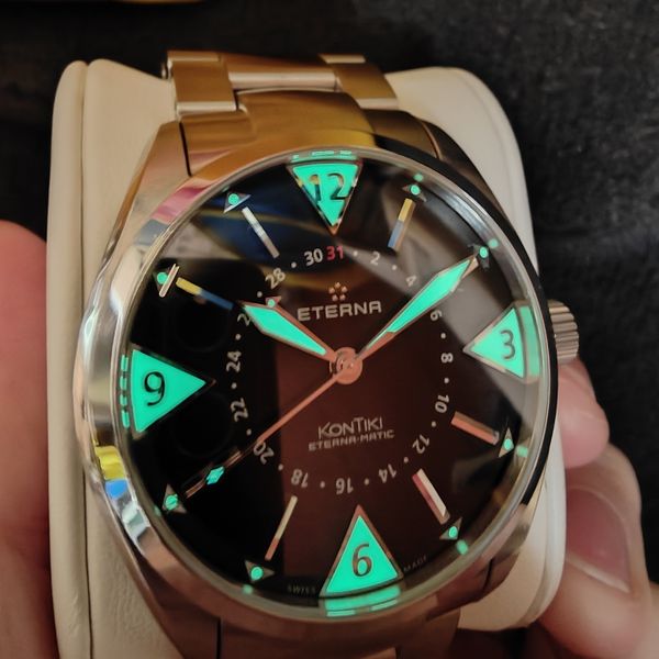 [€1,650 EUR] Eterna Kontiki 4 hands XXL - Sultan of Oman | WatchCharts