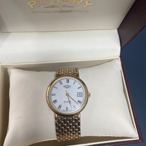 Men's 9ct Gold Rotary Watch | WatchCharts Marketplace