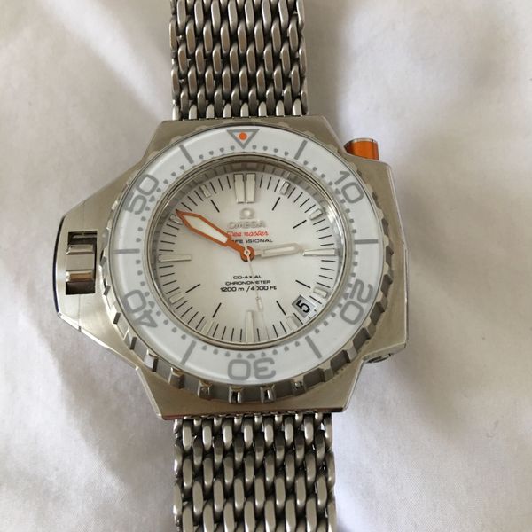 White dial Omega plo prof | WatchCharts Marketplace