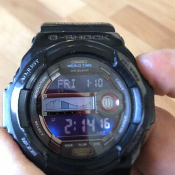 Casio G-Shock Tide Graph Digital Wrist Watch Model 3295 | WatchCharts ...