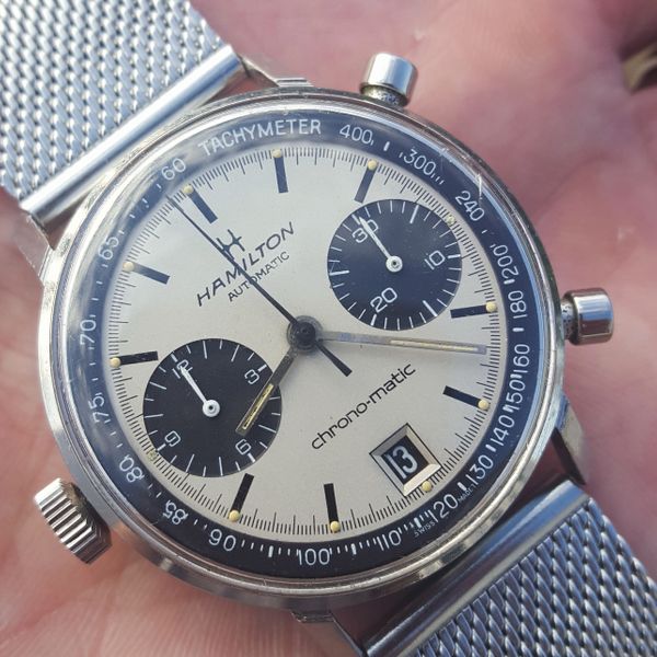 FS: Hamilton Chrono-matic, calibre 11, White Panda Dial | WatchCharts