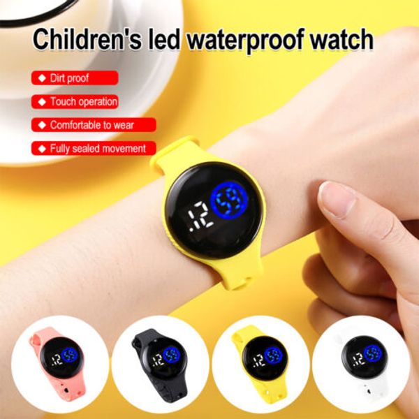 Touch LED Wrist Sport Watch Digital Screen Men Women Unisex Boys Girls ...