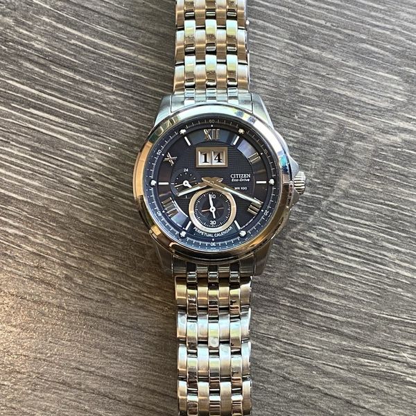 Citizen BT0000-58L Eco Drive Perpetual Calendar Calibre 3100 SS Watch ...