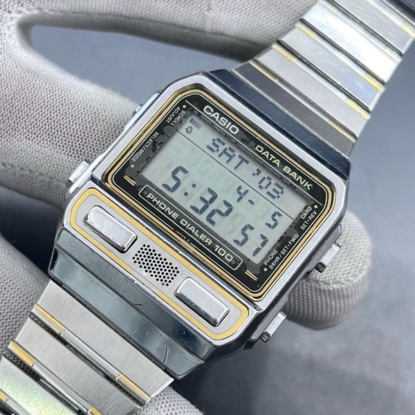Vintage Casio DBA-900 Digital Data Bank Phone Dialer 100 Japan Men ...