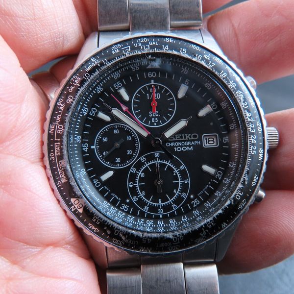 7T92 Japan Seiko Chronograph Quartz Men Watch | WatchCharts Marketplace