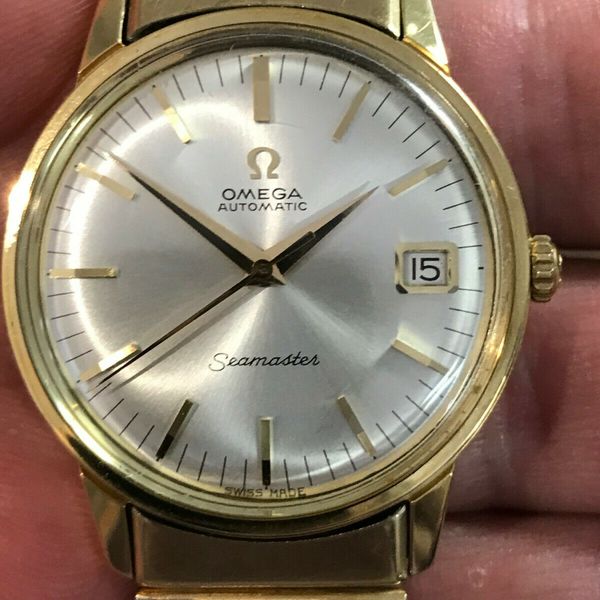 Omega Seamaster Watch 562 Auto Silver Dial 166.002 35mm Steel Circa ...