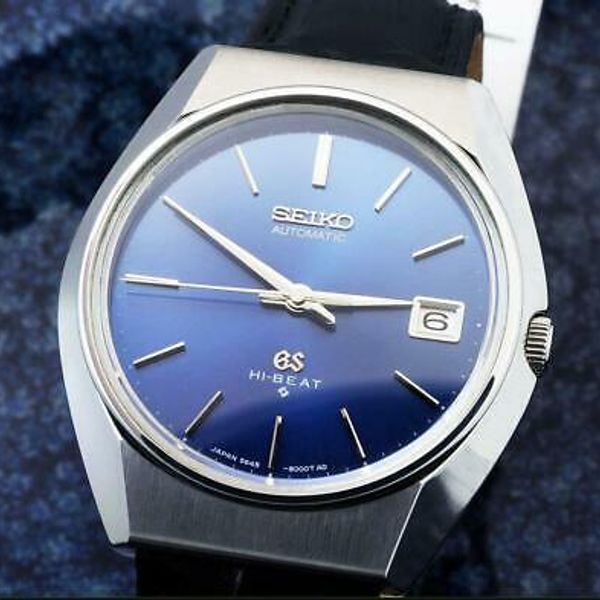 Excellent Mens GRAND SEIKO Steel Blue Dial Automatic / 5645-8000 | WatchCharts