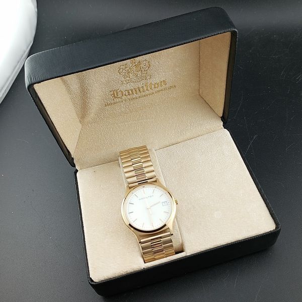 w/ Running Video Vintage Boxed Hamilton 9812 Men's Watch CLEAN! GTE ...