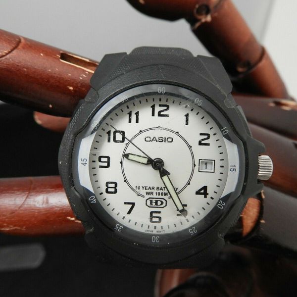 Pre Owned Casio HD 2719 MW-600 Analog Quartz Date Watch 100M Water ...