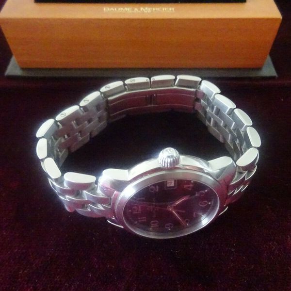 BAUME MERCIER CAPELAND MVO 45214 BLACK DIAL S/STEEL QUARTZ | WatchCharts