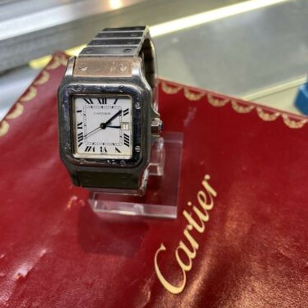 Cartier Santos Galbee Stainless Steel Automatic Men's Watch 29mm ...