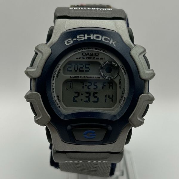 Vintage Casio G Shock DW-004 Digital Mens Wrist Watch - Nylon Strap ...