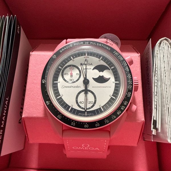 OMEGA x SWATCH Mission To The Pink Moonphase | WatchCharts Marketplace
