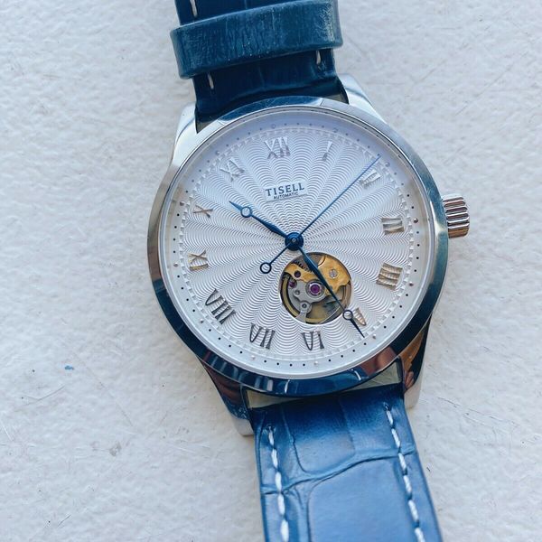 TISELL OPEN HEART AUTOMATIC DRESS WATCH - WHITE | WatchCharts Marketplace