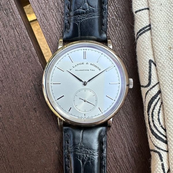 FS: A Lange & Sohne Saxonia 18K White Gold Automatic 37mm | WatchCharts ...