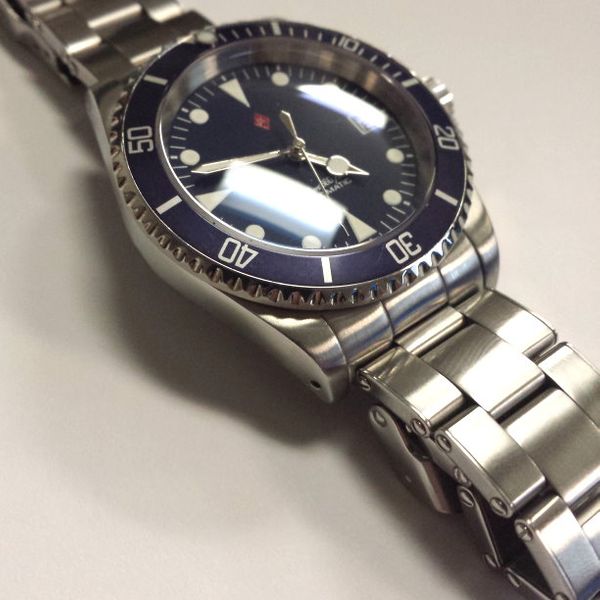 SOLD: Armida A9 - Dagaz/Yobokies Blue Dial Lollipop Mod | WatchCharts ...