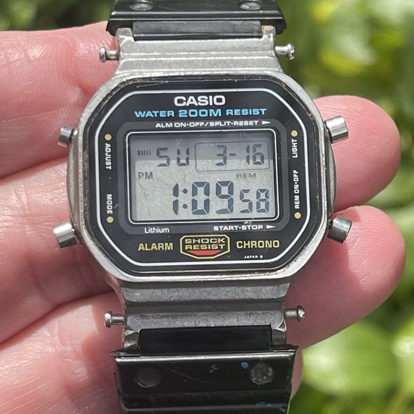 Vintage Casio Shock Resist 901 DW-5600 Digital Watch Wristwatch ...