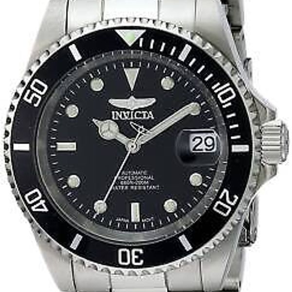 Invicta Automatic Pro Diver 200M Black Dial 8926OB Men's Watch ...