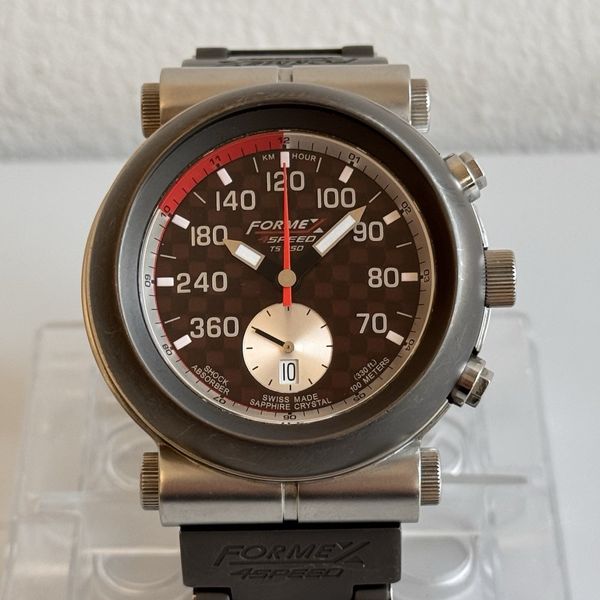 Formex 4Speed Chronograph Titanium-Steel Quartz Wristwatch TS 350 ...