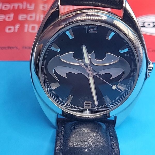 Batman & Robin Limited Edition L1-1601 1997 Fossil Watch W/ BOX ...