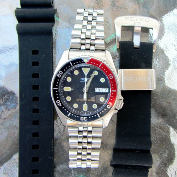 Seiko skx015 7s26-0030 Eng, Latin Day Date 38mm 1996 / 2006 Jubilee ...