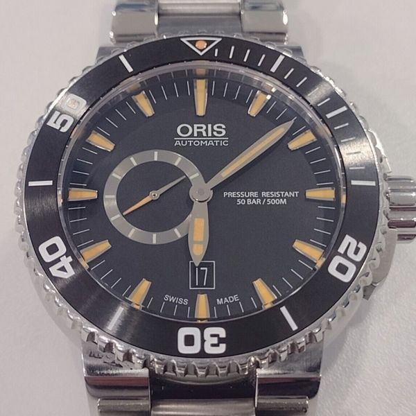 Oris Aquis Small Second 46mm Mens Watch | WatchCharts Marketplace