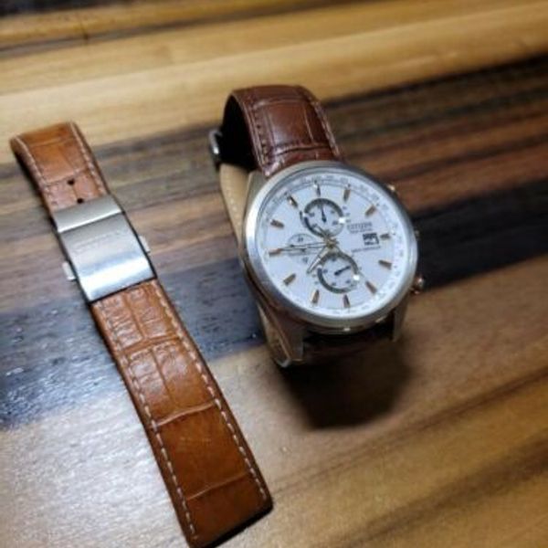 Citizen Eco-Drive Mens Wristwatch H800-S088747 Radio Control Solar Rare ...