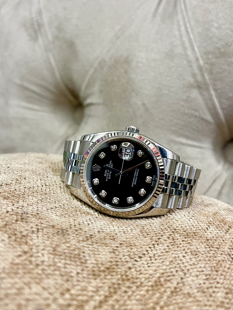 Rolex Datejust 116234 Black Dial fullset | WatchCharts Marketplace