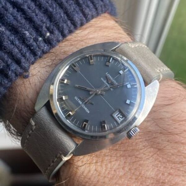 Longines Ultra Chron Cal 431 Ghost Grey Dial 34mm | WatchCharts Marketplace