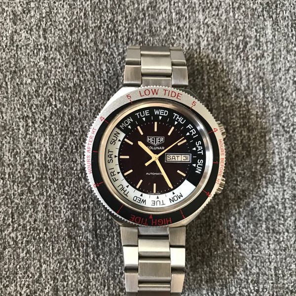FS rare 1970 s Heuer Solunar 679.603 | WatchCharts Marketplace