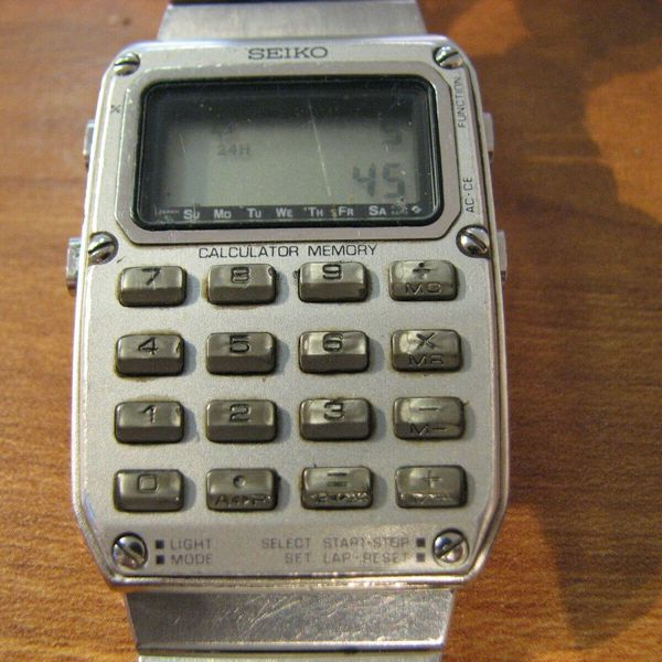 Watch Seiko Calculator memory 1983 C515-5009 for repair | WatchCharts ...