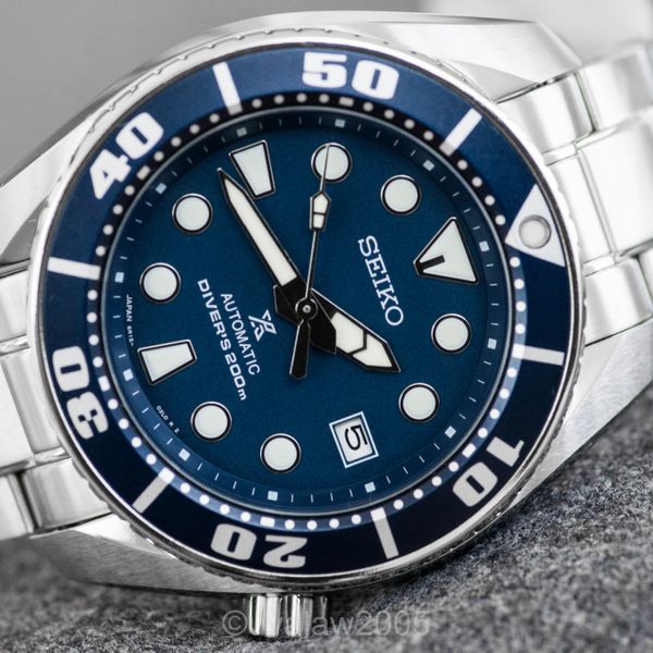 FS: Seiko SBDC033 Sumo Blue Dial Prospex Diver, Brand New in Box ...