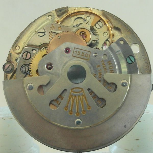 ROLEX Movement Caliber 1530, working well; early 60`s; Butterfly Rotor ...