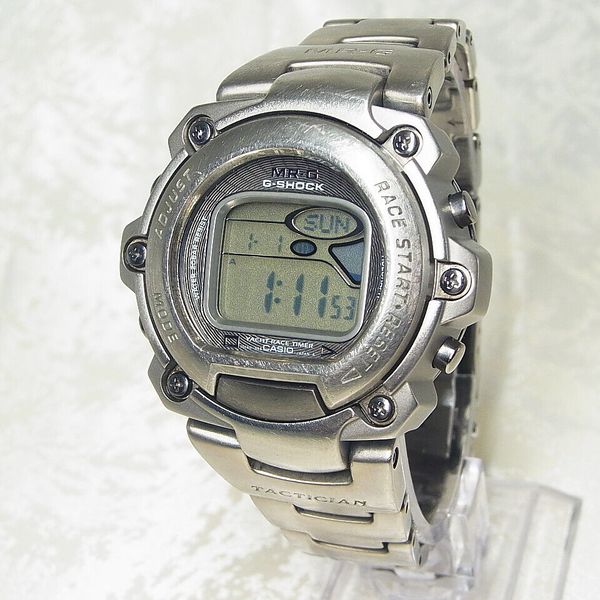 CASIO G-SHOCK MRG-1000T TACTICIAN Yacht Race Timer Titanium Mens Watch ...