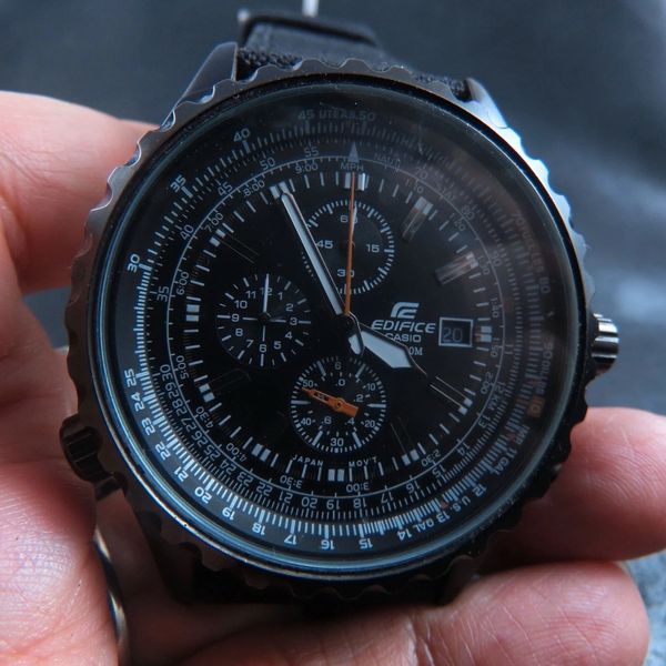 Casio Edifice EF-527 Chronograph Men's Watch Rotating Inner Bezel ...