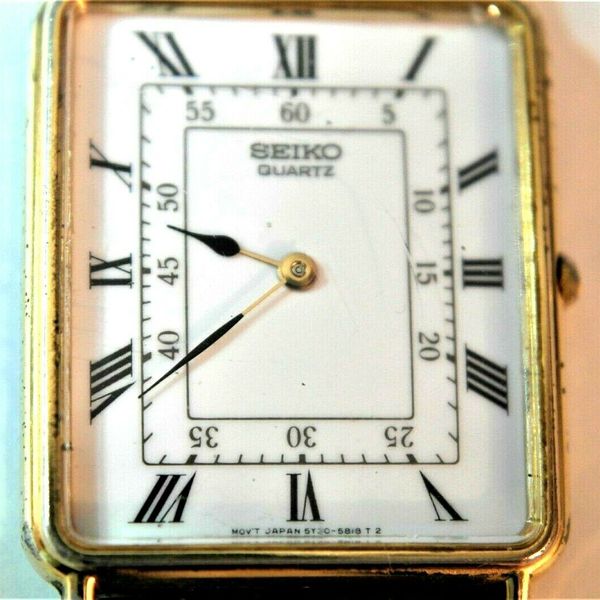 SEIKO 5Y30-5379 Quartz Unisex Rectangle Unisex Wristwatch | WatchCharts ...