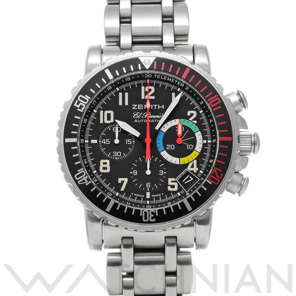 [Used] Zenith Rainbow Flyback El Primero 02.0480.405 Black Men's Watch ...