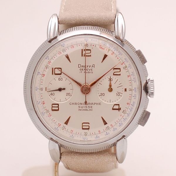 Vintage Dreffa Jumbo Chronograph - 40mm - Landeron 51 For Sale ...