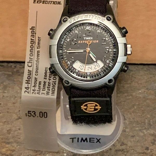 Timex Expedition ~ Fast Wrap ~ Analog Digital Watch ~ T49741 ~ Black ...