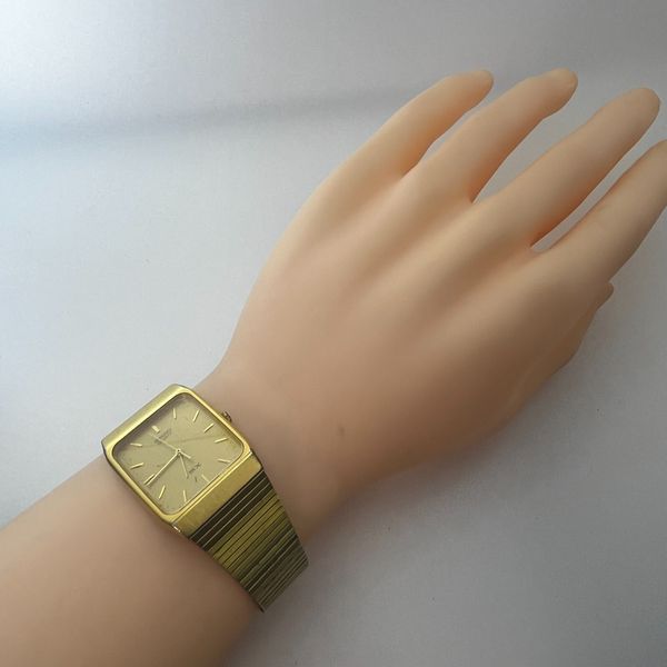 Seiko SX Vintage Quartz Men's Watch â Gold-Tone, Square Dial, Japan ...