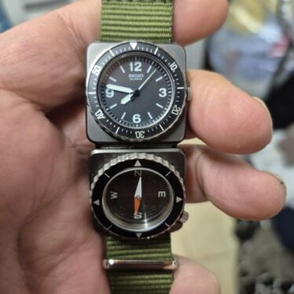 Seiko Contra Fieldmaster Nos 2c21-0080 With Compass And Map Meter ...