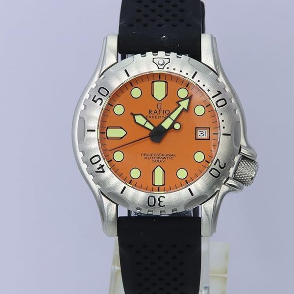 Ratio 500M Dive watch Orange | WatchCharts Marketplace