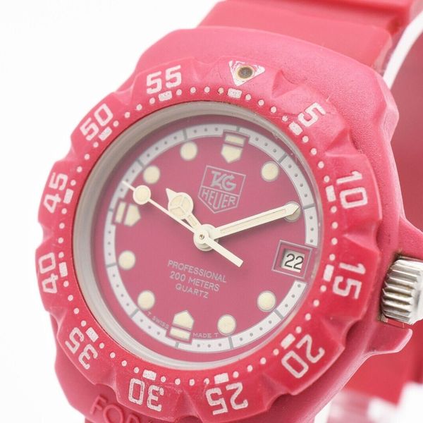 [MINT] TAG Heuer Formula 1 365.508 Pink Dial 28mm Quartz Women Watch ...