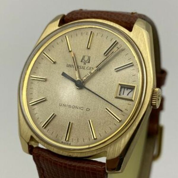 Universal Geneve Unisonic D 18K 750 Gold | WatchCharts Marketplace