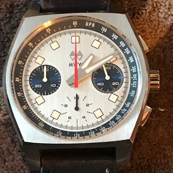 FS: Manchester Watch Works Morgan Chronograph (Blue subdial w/red ...